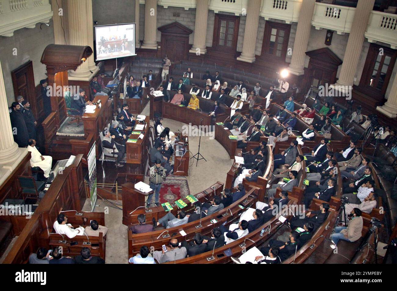 Pakistan. 22nd Nov, 2024. Punjab Assembly Speaker, Malik Ahmad Khan ...