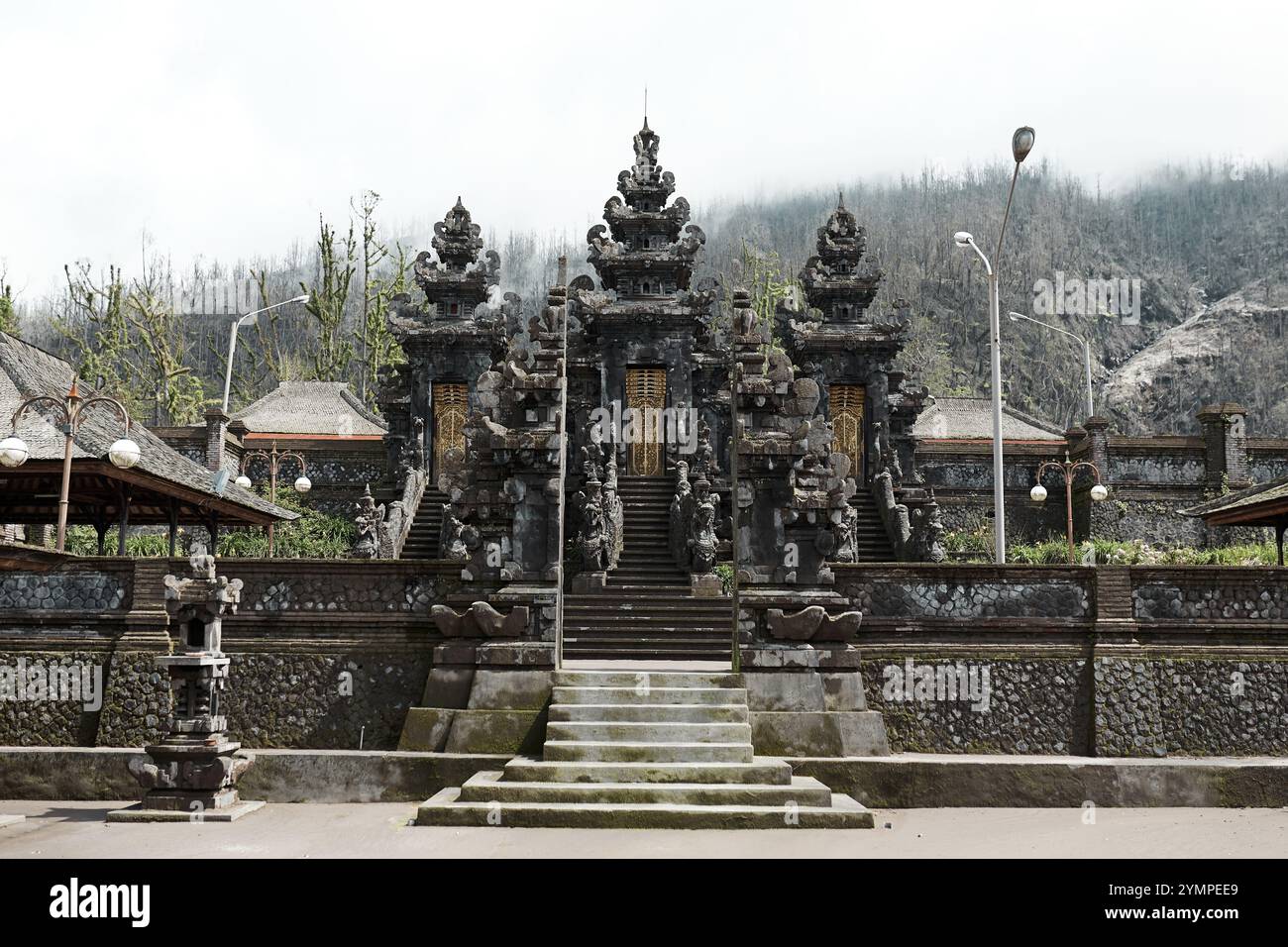 The large sacred traditional temple of Pura Pasar Agung Sebudi on the ...