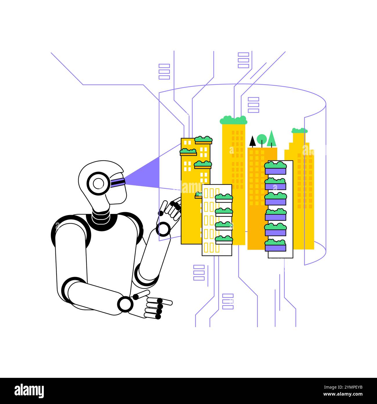 AI-Enhanced Virtual Reality Walkthroughs abstract concept vector ... AI-Enhanced Virtual Reality Walkthroughs abstract concept vector ...