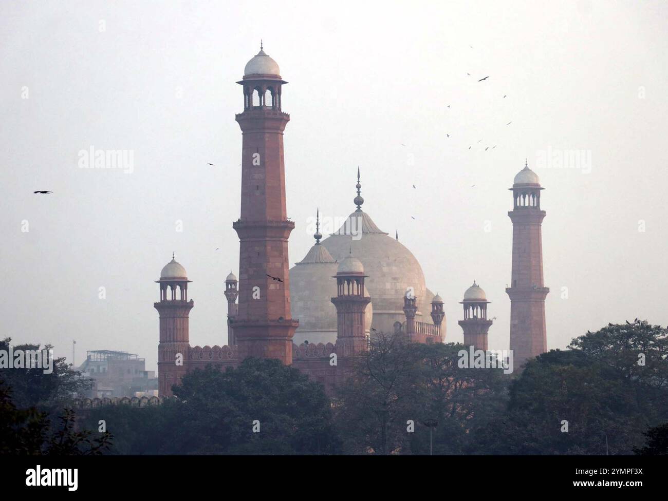 LAHORE, PAKISTAN, NOV 22: A view of smog covered the skies due to high ...