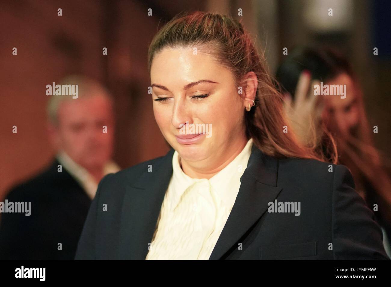 Nikita Hand, who is also known as Nikita Ni Laimhin, speaking to the ...