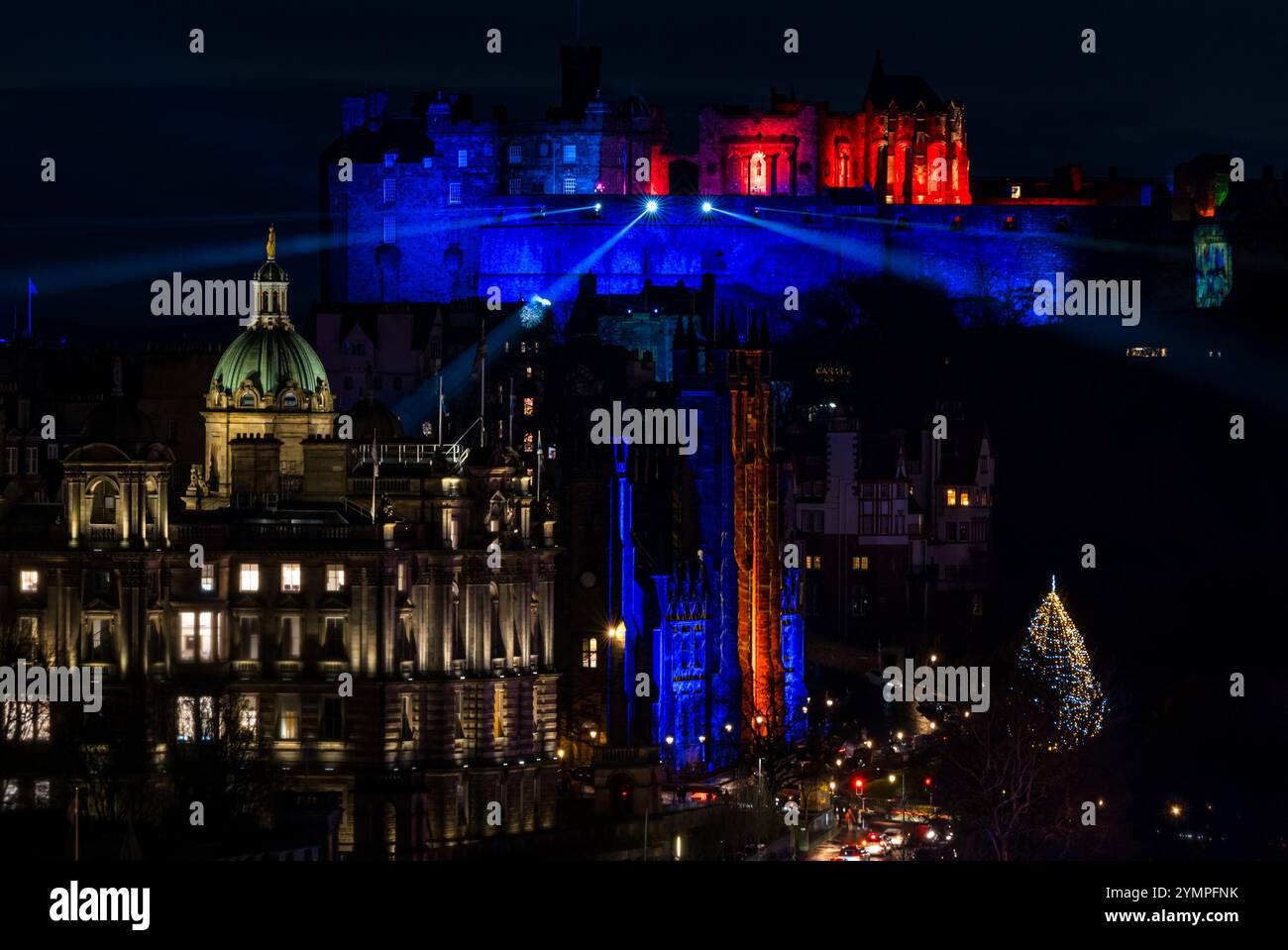 Edinburgh, Scotland, UK, 22nd November 2024. Castle of Light: the ...