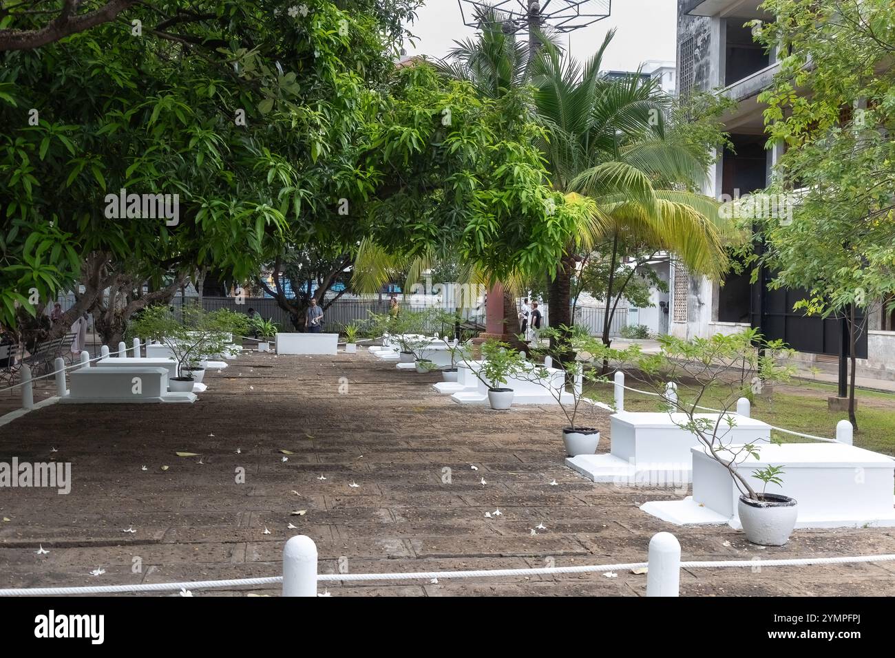 The remains of the former S-12 Prison now known as The Tuol Sleng ...