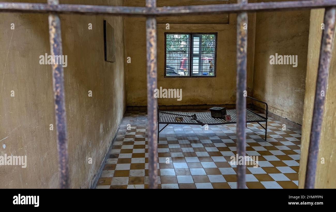The remains of the former S-12 Prison now known as The Tuol Sleng ...