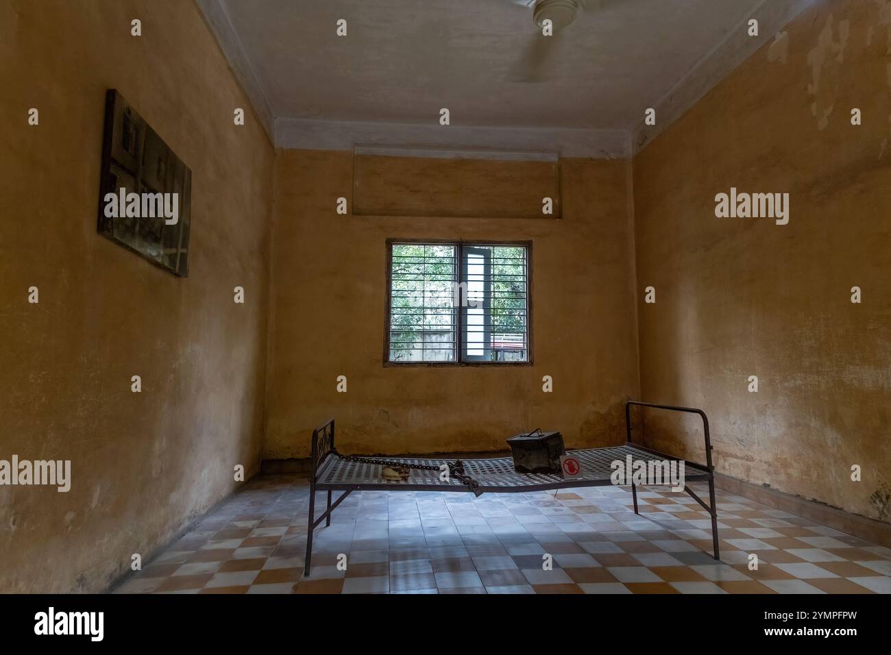The remains of the former S-12 Prison now known as The Tuol Sleng ...