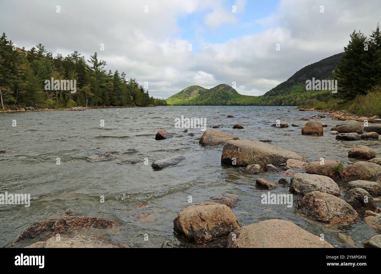 On Jordan Pond - Acadia National Park, Maine Stock Photo - Alamy