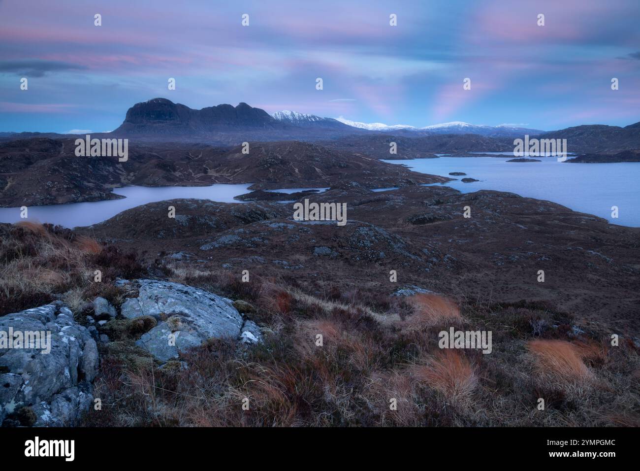 Suilven in the Assynt ares of northern Scotland Stock Photo - Alamy