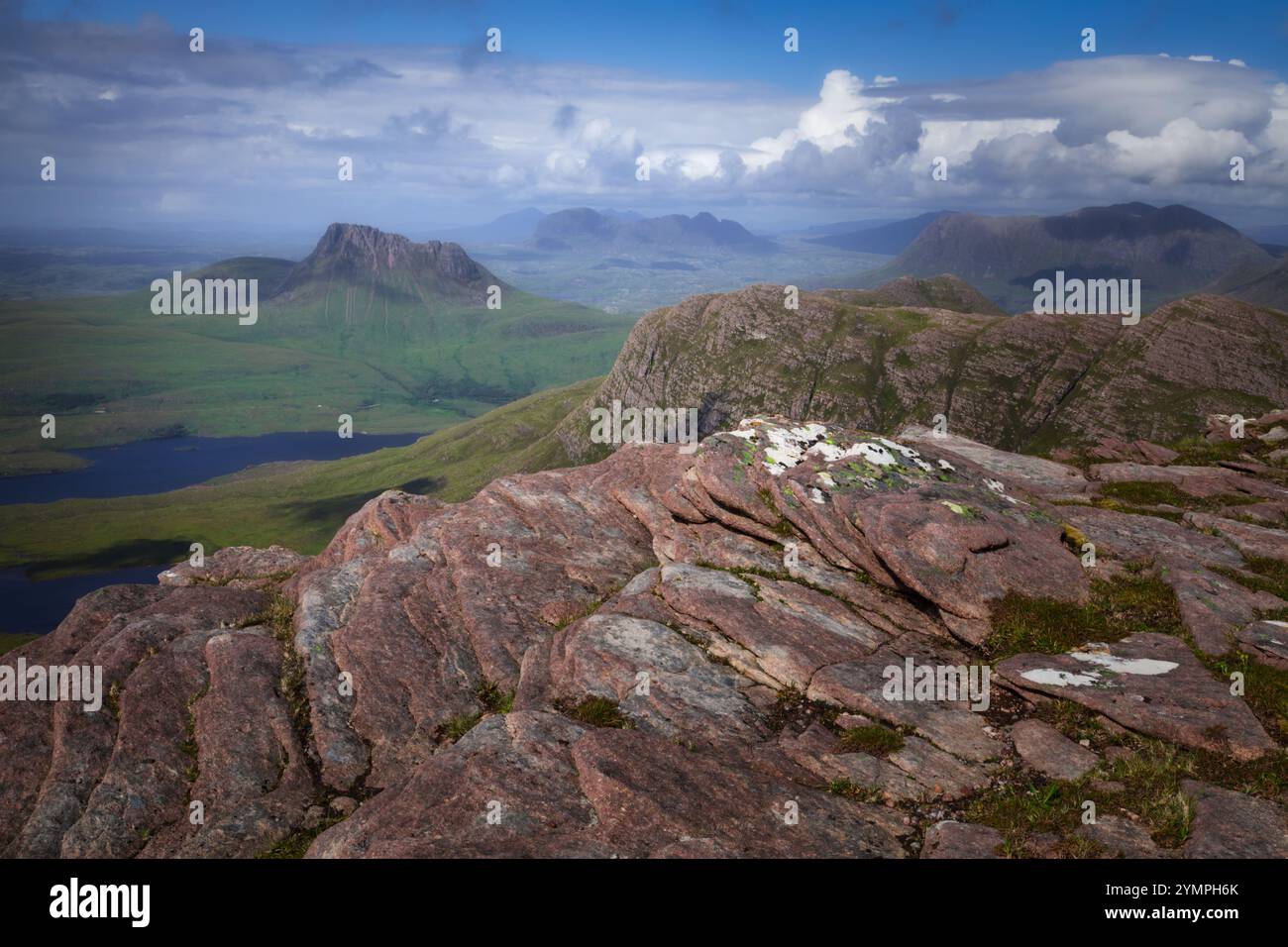 Rugged assynt scenery in scotland hi-res stock photography and images ...