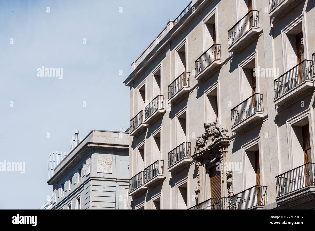 Old Luxury Residential Buildings in Gran Via and Barquillo area in ...