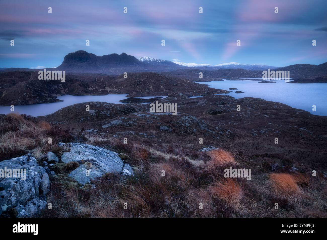Suilven in the Assynt ares of northern Scotland Stock Photo - Alamy