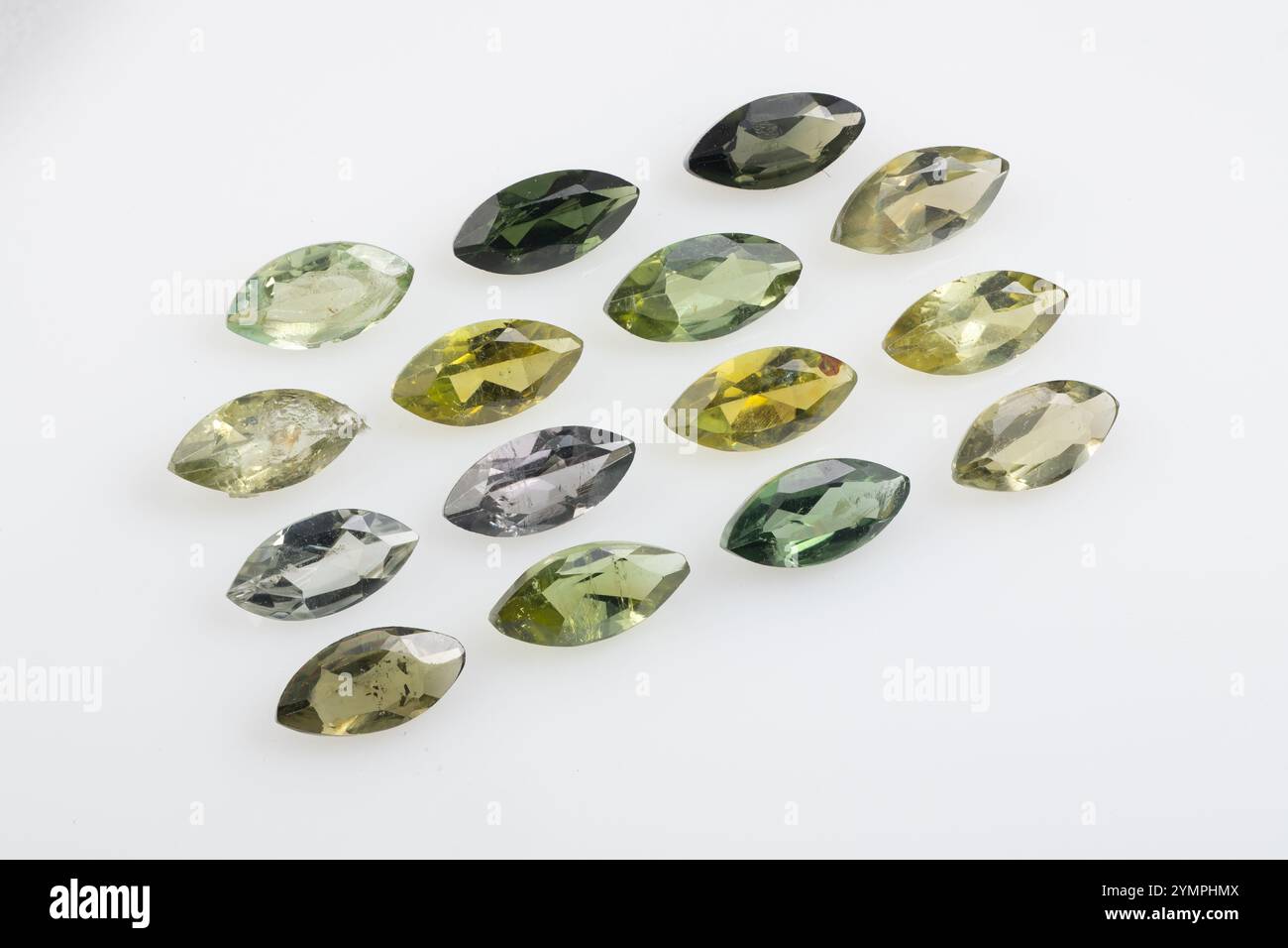 A Stunning Collection of Natural Tourmaline Gems in Various Colors and ...