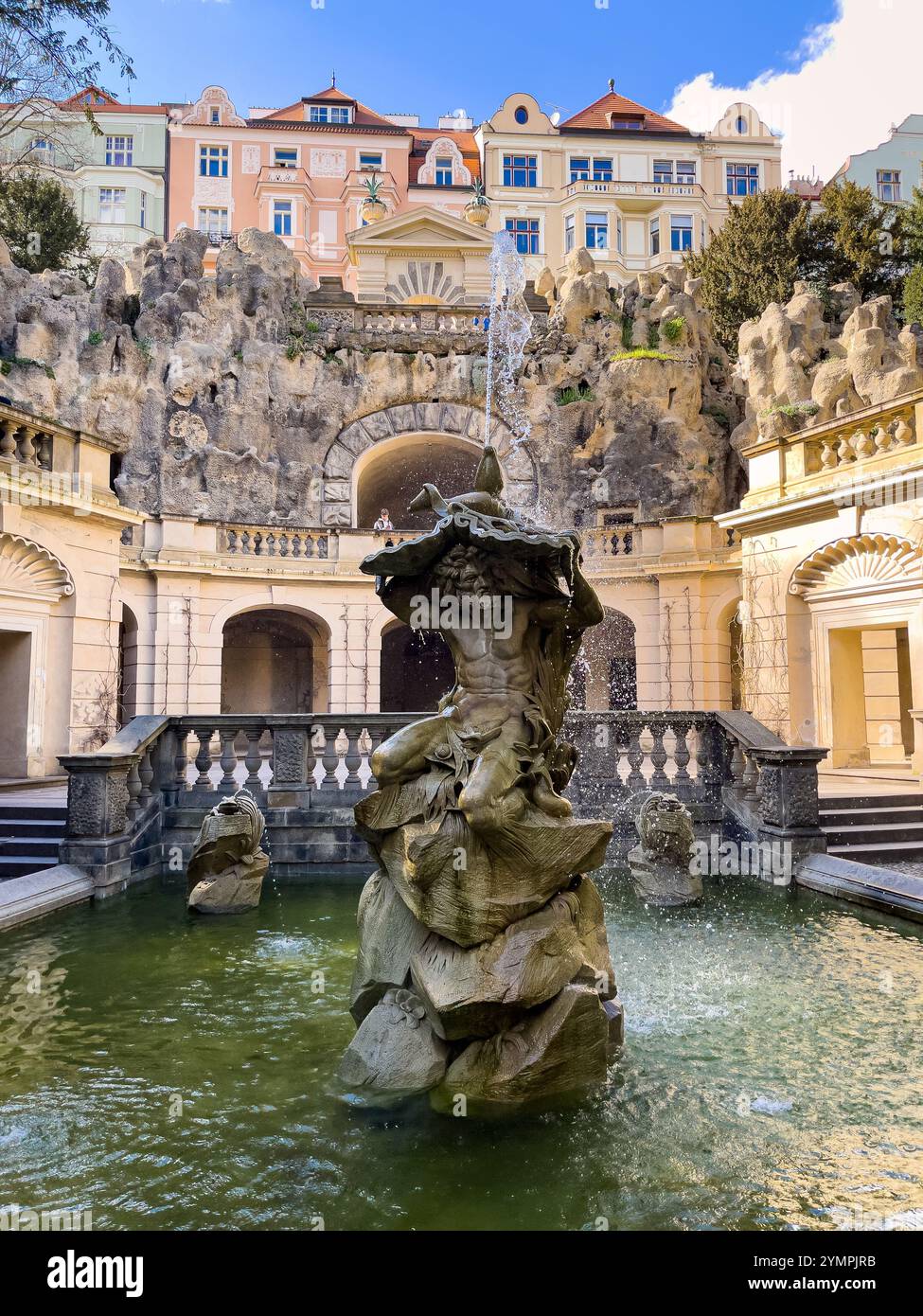 Prague, Czech republic - April 19, 2023. Hidden gem - grotta in ...