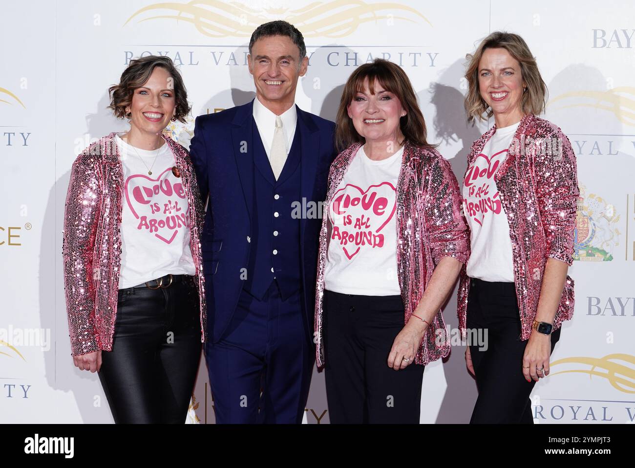 Marti Pellow and Lorraine Kelly arrive for the Royal Variety ...