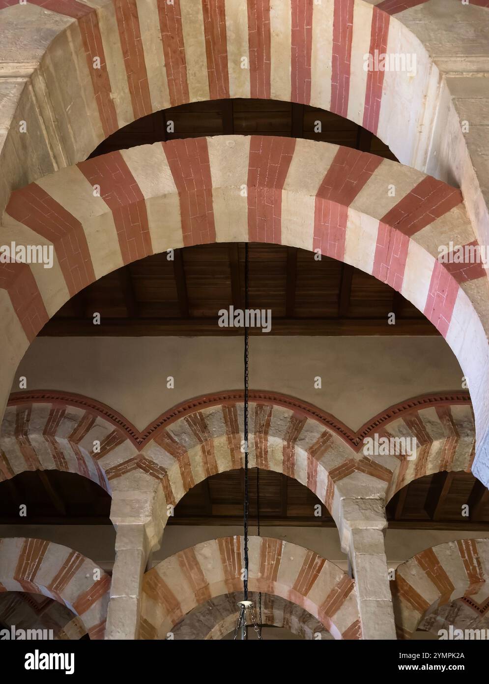 Interior arches in Cordoba Mosque-Cathedral, Spain, 2024 Stock Photo ...