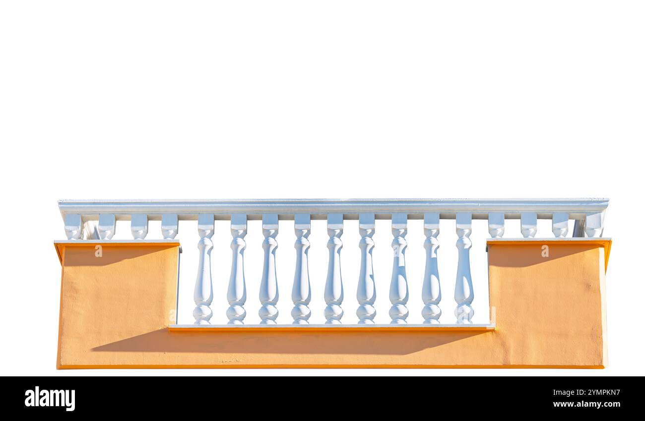 stone railing isolated on white background Stock Photo - Alamy