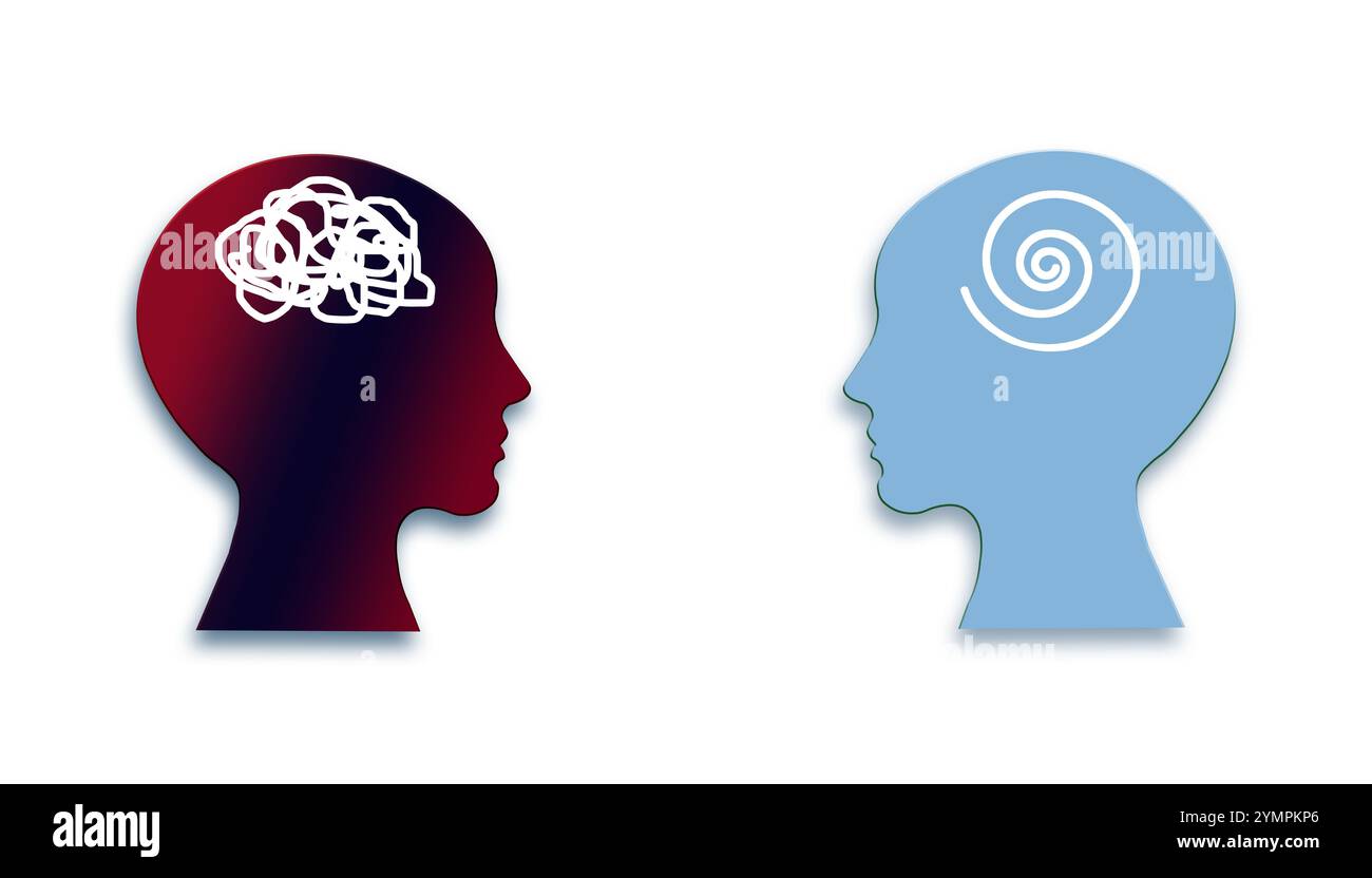 Mental health, brain disorder concept. Alzheimer and psychology concept ... Mental health, brain disorder concept. Alzheimer and psychology concept ...