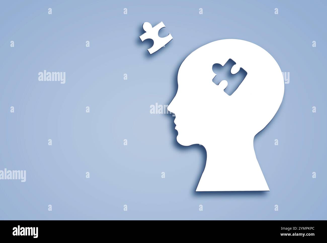 Memory concept brain puzzle hi-res stock photography and images - Alamy