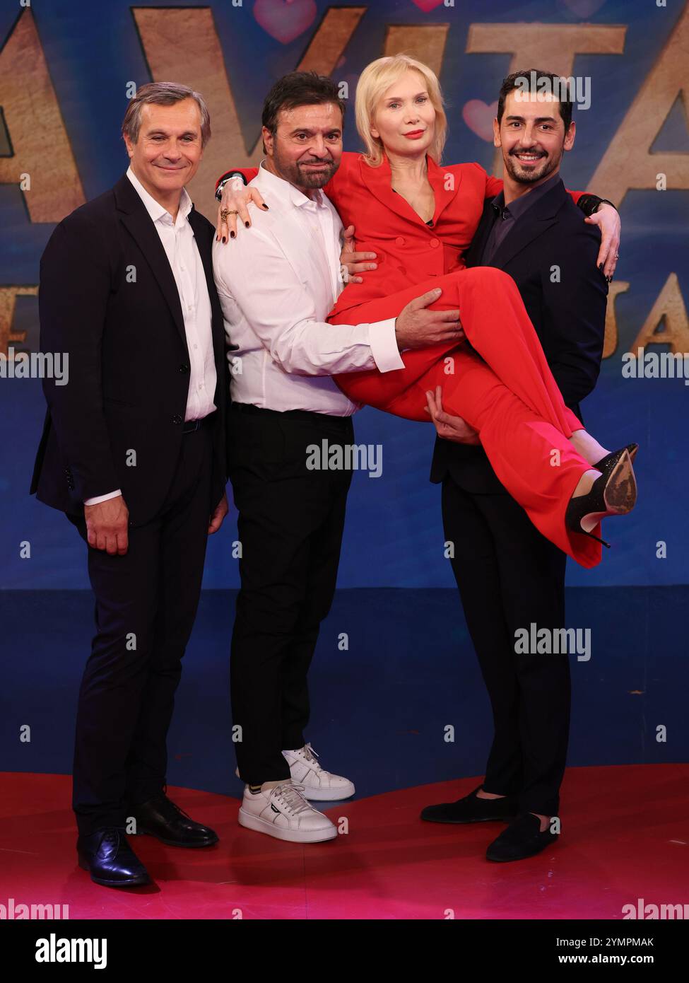 Rome, Rai Saxa Rubra studios, TV show "Life is wonderful". In the photo: Valerio Rossi Albertini ...