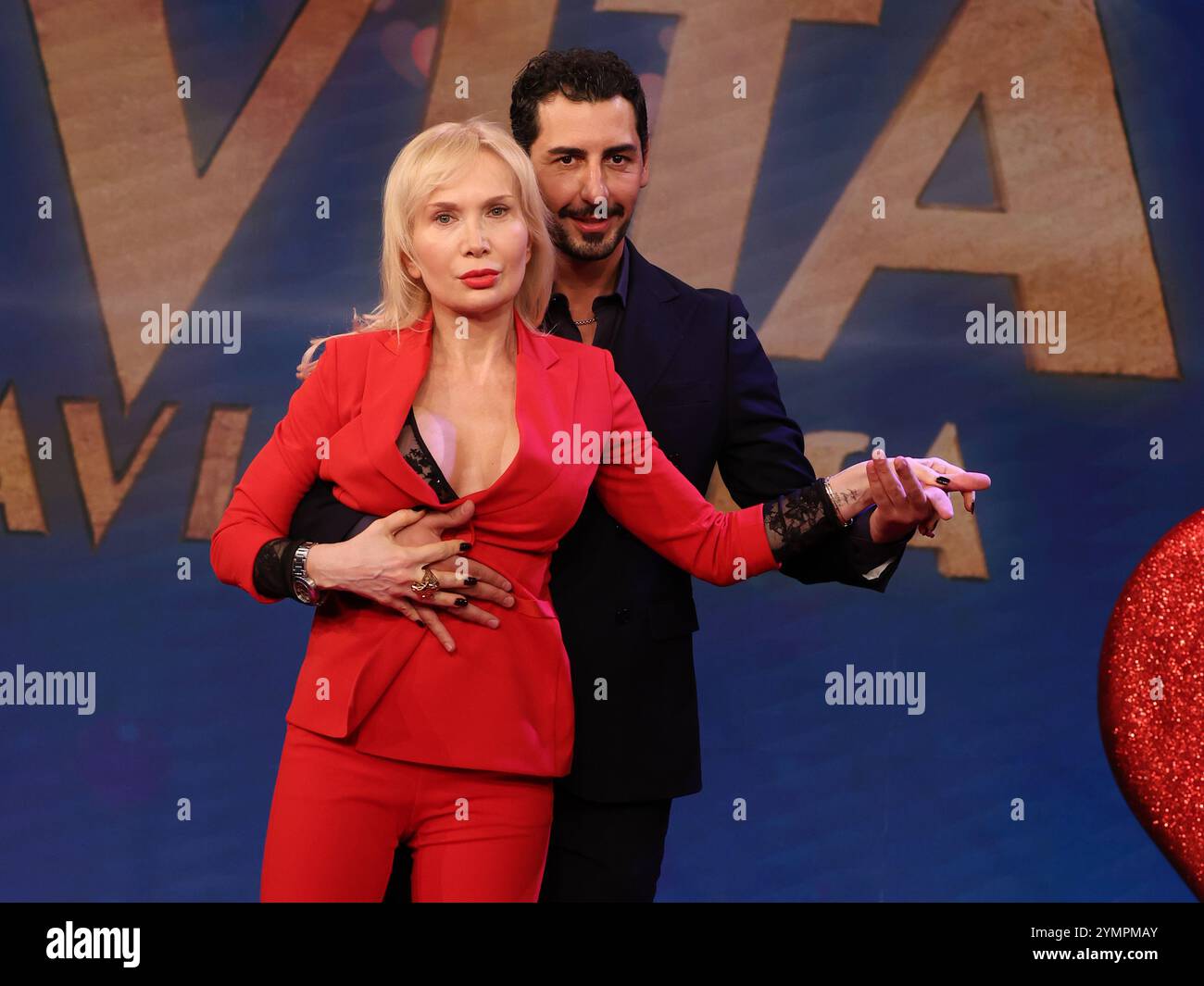 Rome, Rai Saxa Rubra studios, TV show "Life is wonderful". In the photo ...