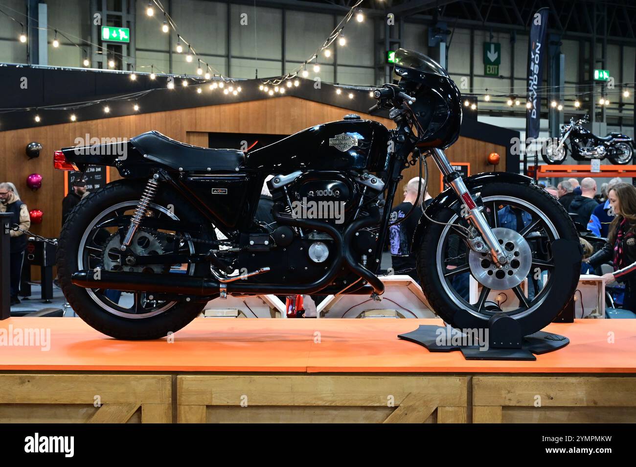 Harley-Davidson 1977 XLCR Cafe Racer Stock Photo - Alamy