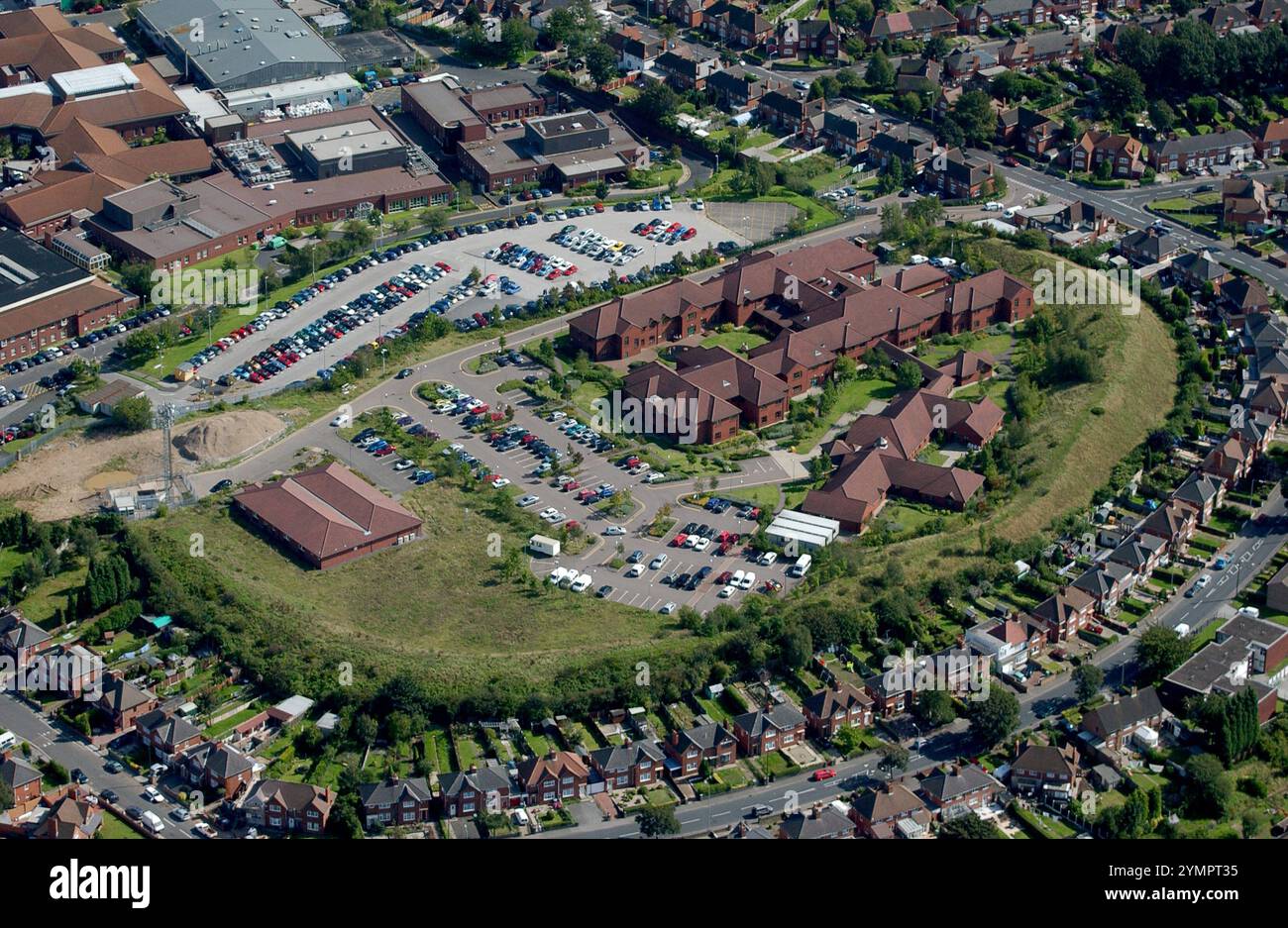 Aerial view of the Dorothy Pattison Hospital in Walsall West Midlands ...
