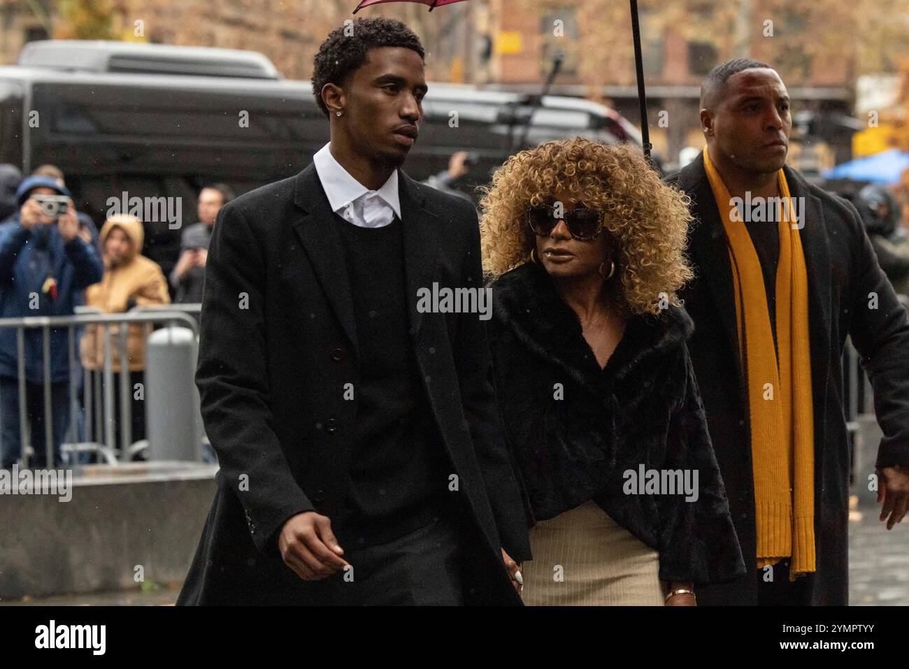 King Combs, left, son, Janice Combs, right, mother of Sean "Diddy ...