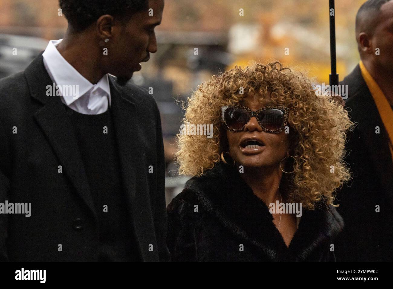 King Combs, left, son, Janice Combs, right, mother of Sean "Diddy ...