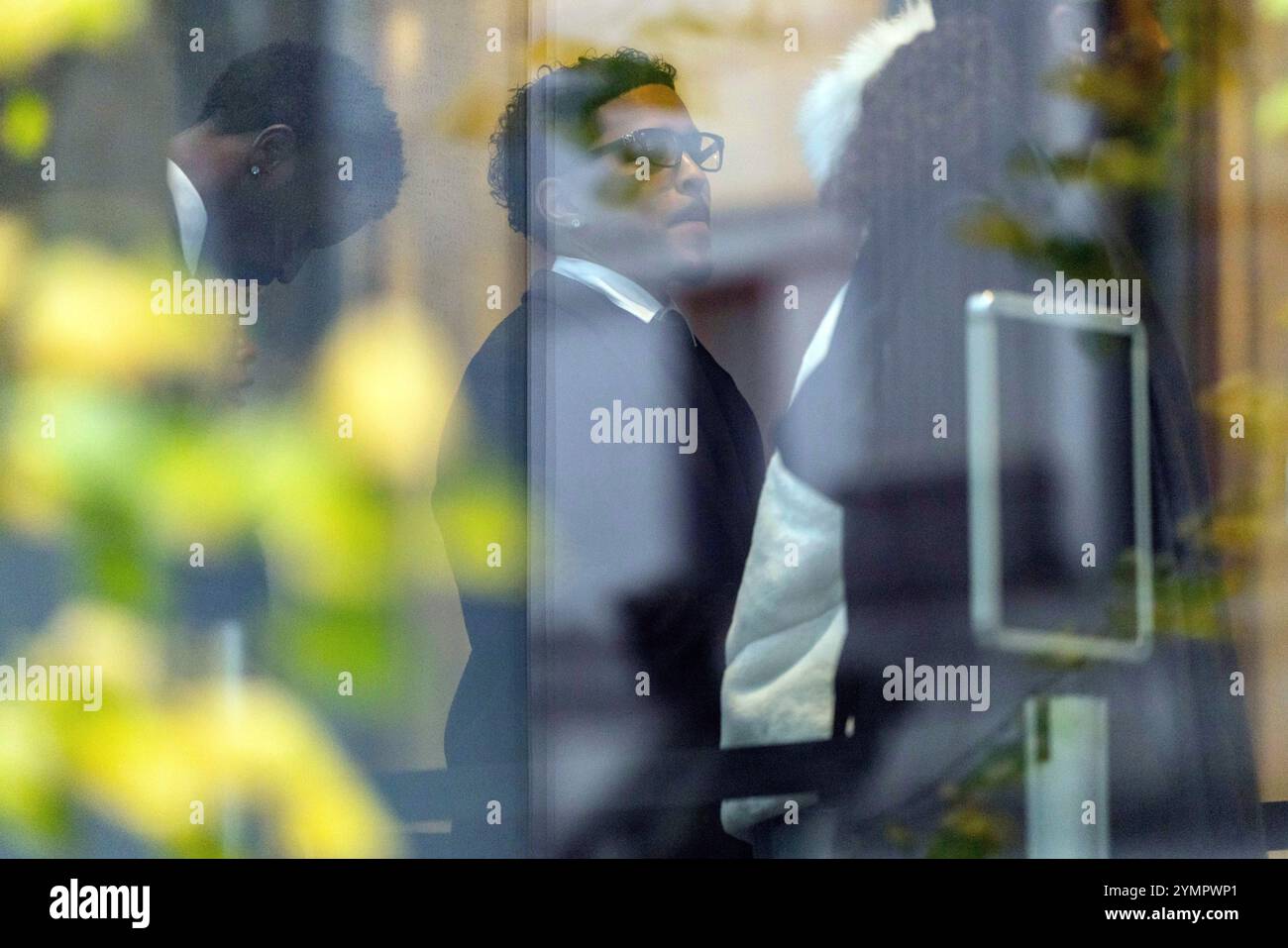 Justin Dior Combs, son of Sean "Diddy" Combs, arrives at Manhattan ...