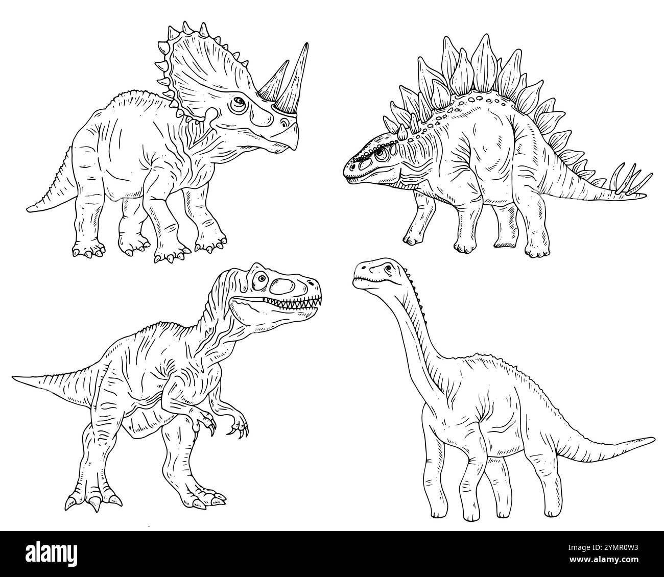 Dinosaur drawing hi-res stock photography and images - Alamy