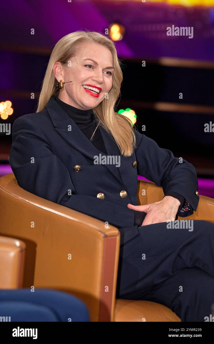 MDR - Riverboat. Schauspielerin Anna Loos anläßlich der Aufzeichnung ...