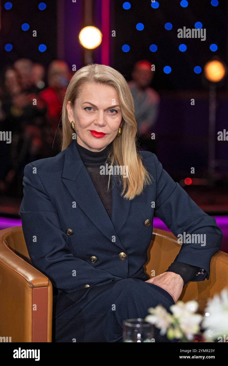 MDR - Riverboat. Schauspielerin Anna Loos anläßlich der Aufzeichnung ...