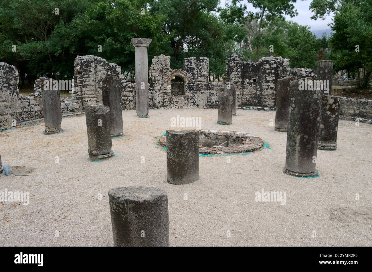 Baptistery of Butrint an ancient Roman monument adapted to the needs of ...