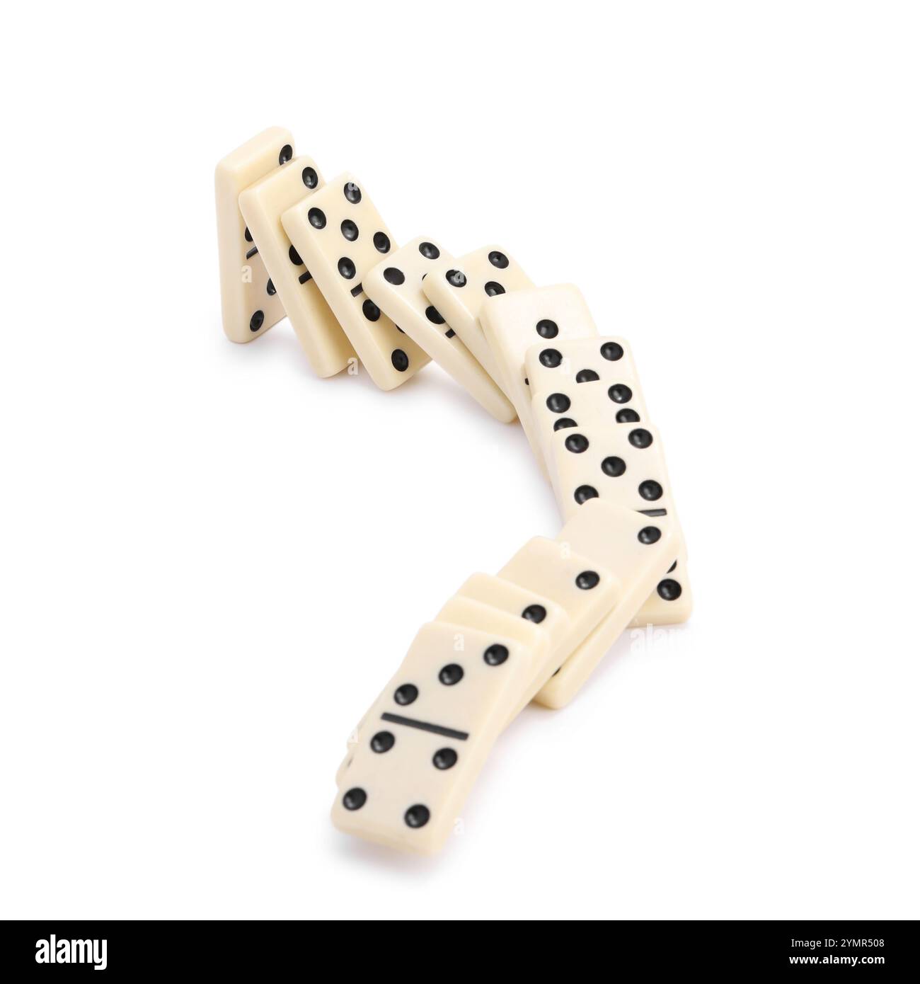 Many white dominos blocks hi-res stock photography and images - Alamy