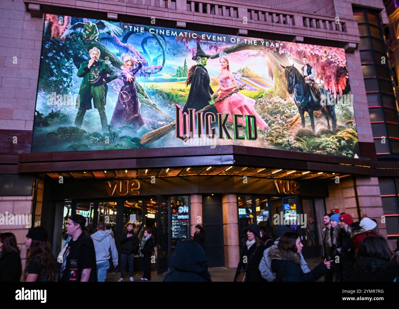 EDITORIAL USE ONLY A view of Vue West End in London's Leicester Square on opening night of ...