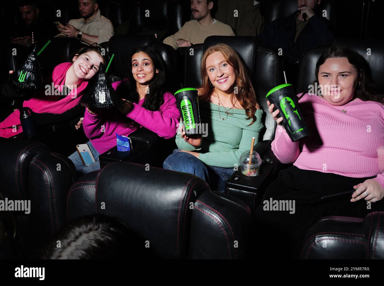 EDITORIAL USE ONLY Cinemagoers inside Vue West End in London's ...