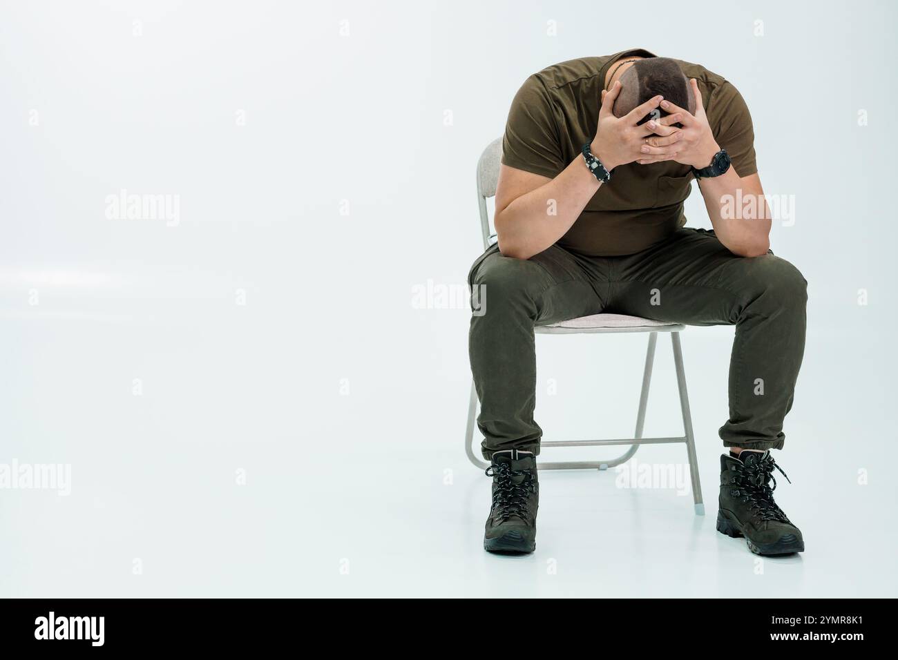 Self contemplation distress hi-res stock photography and images - Alamy