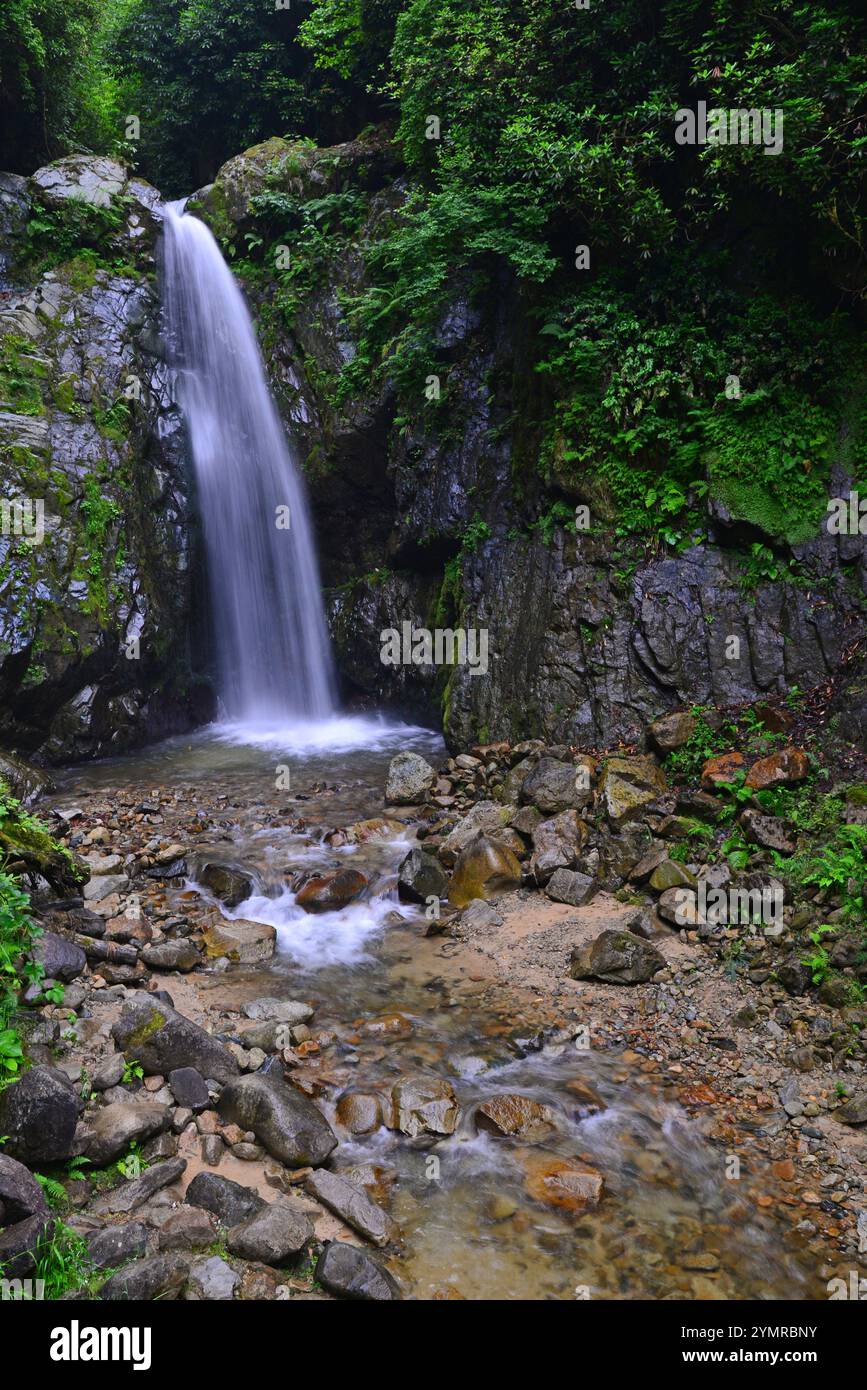 A view from Akyamac Waterfall in Hemsin, Rize, Turkey Stock Photo - Alamy