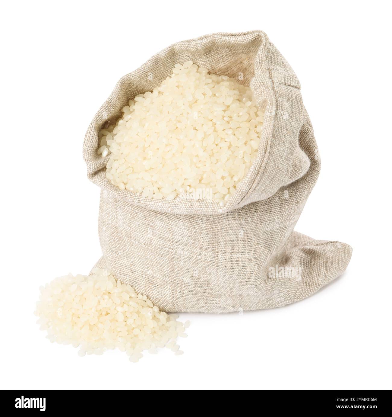 Rice in burlap sack hi-res stock photography and images - Alamy