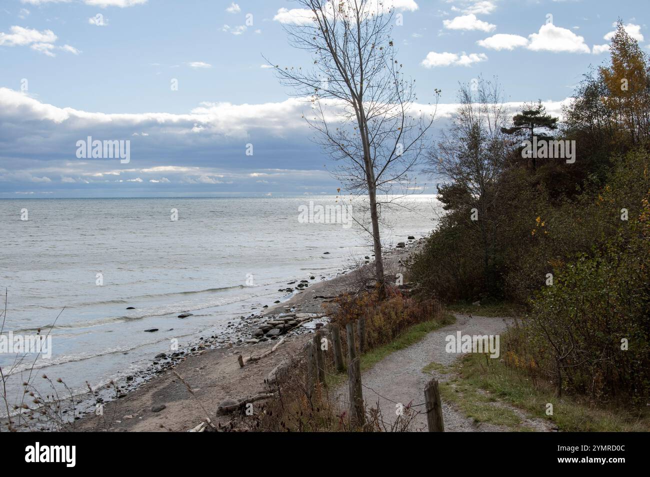 Great Lakes Waterfront trail at East Point Park in Scarborough, Toronto ...
