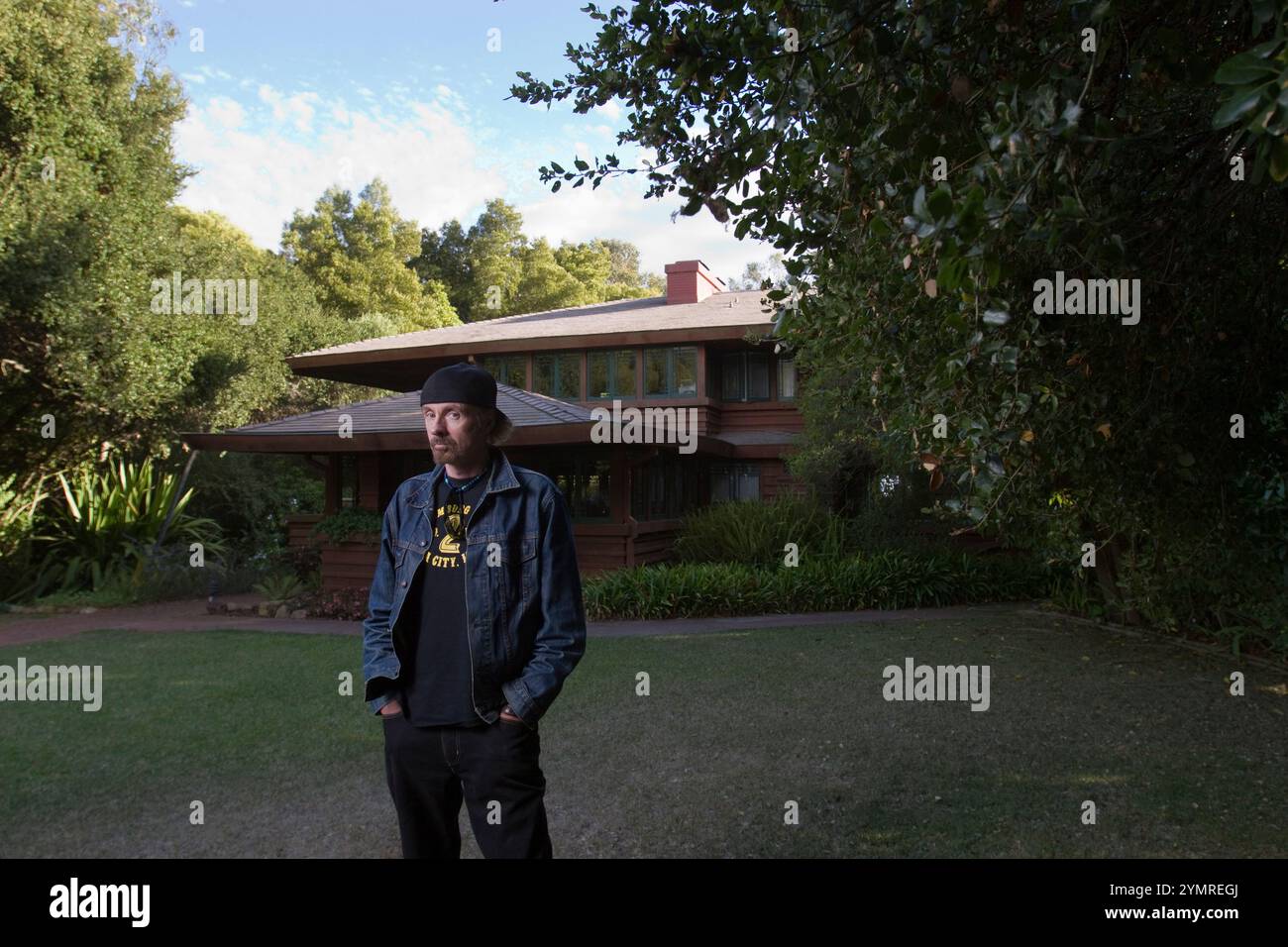 Acclaimed author TC Boyle resides in a Frank Lloyd Wright home in ...