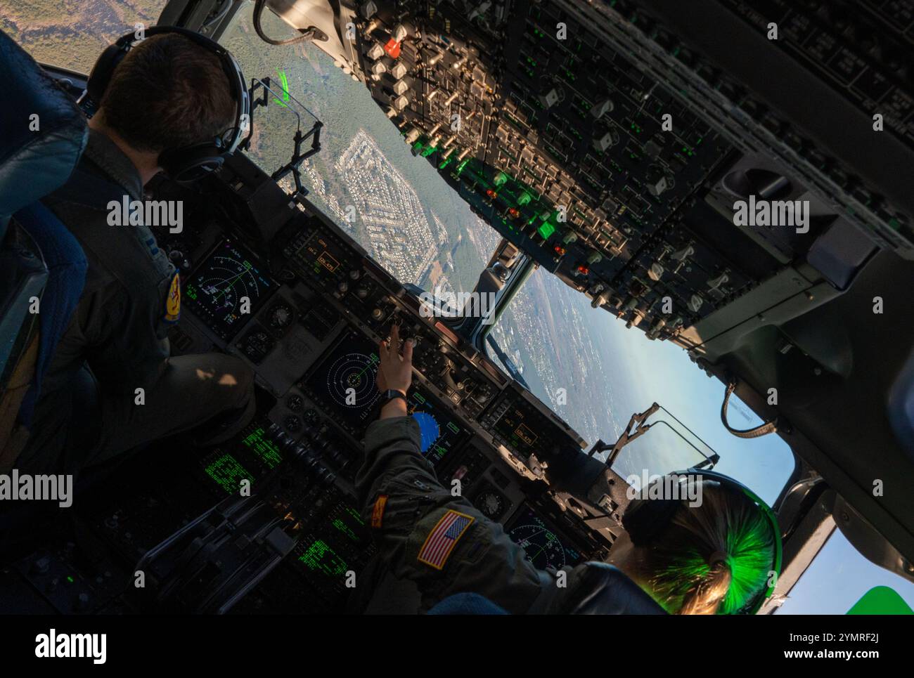 U.S. Air Force Capt. Sam Coughlin, left, and 1st Lt. Anna Feldt, 16th ...