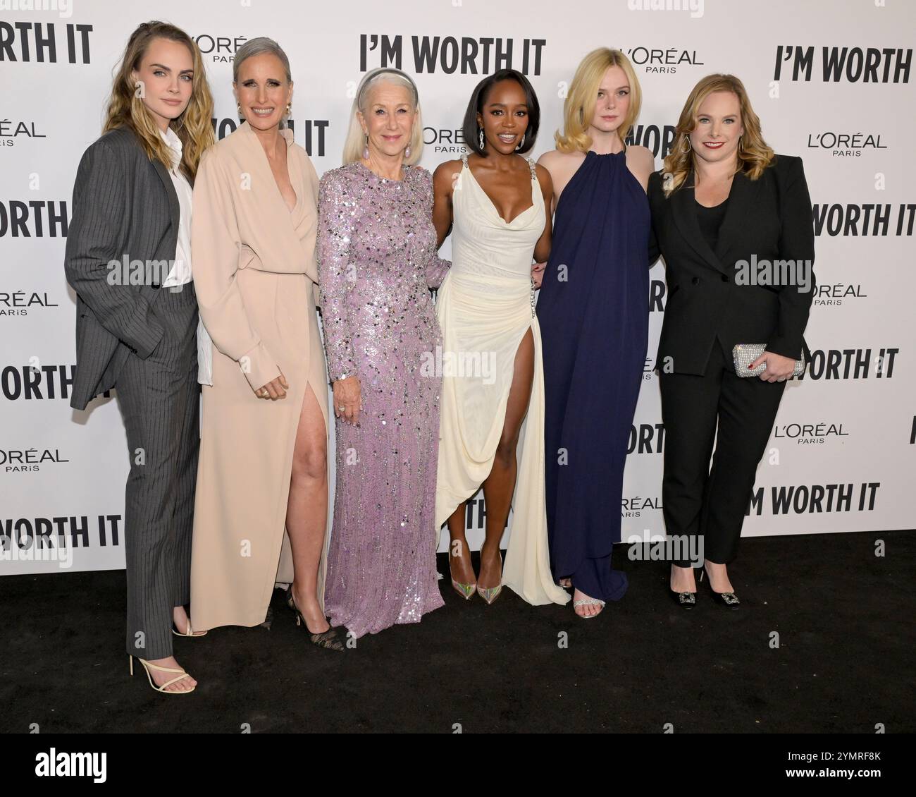 November 21, 2024, Hollywood, California, USA: (L-R) Cara Delevingne ...