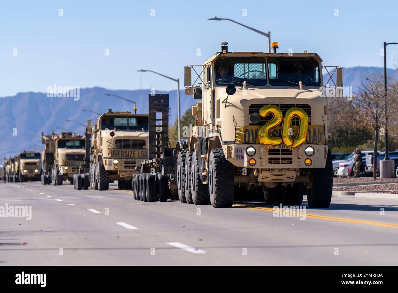 M1070A Heavy Equipment Transporters, assigned to the 377th ...