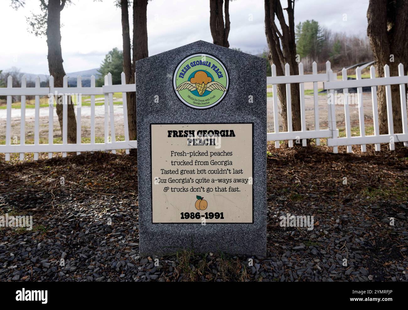 Waterbury, Vermont, U.S.A. 22nd Nov, 2024. The Flavor Graveyard on the ...