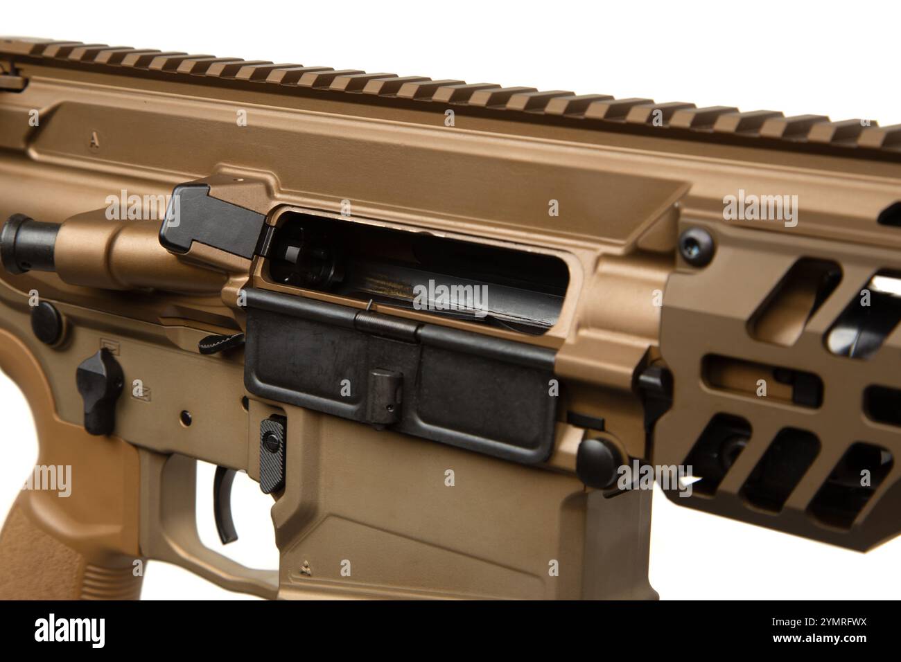 Semi-automatic .308 caliber carbine with a modern tactical design ...