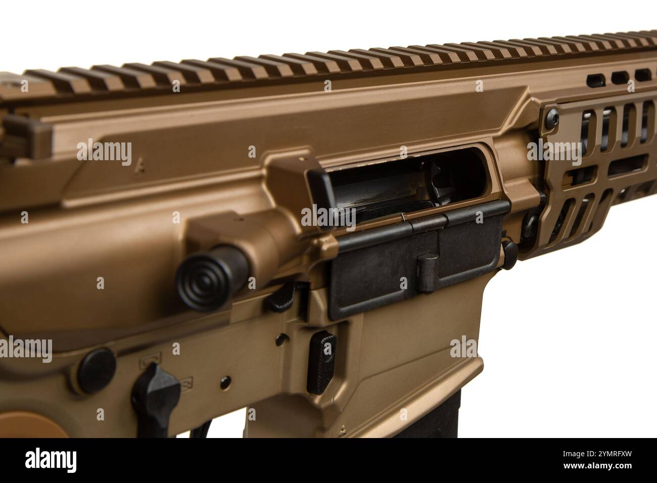 Semi-automatic .308 caliber carbine with a modern tactical design ...