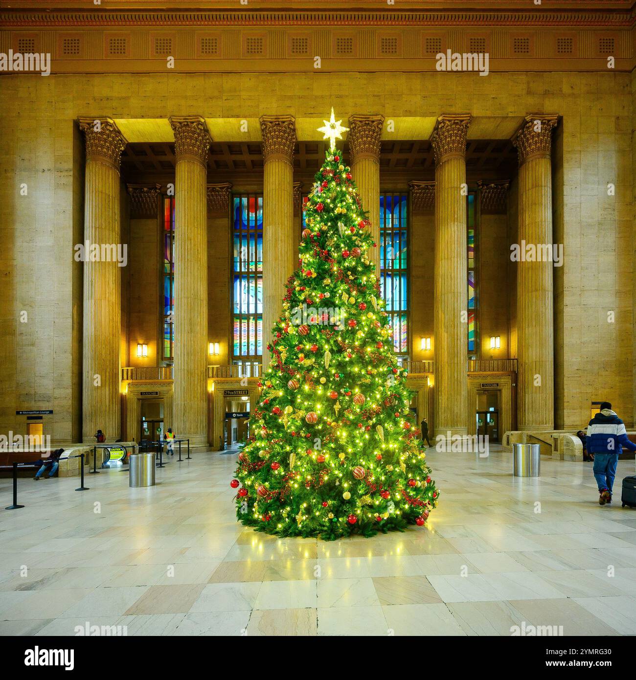 Christmas decorations throughout the Philadelphia area Stock Photo - Alamy