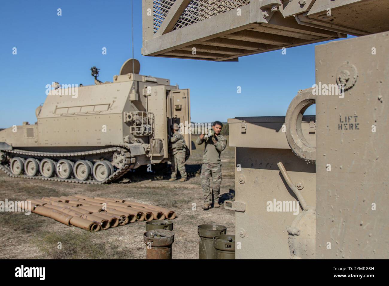 Soldiers of the 2nd Battalion, 82nd Field Artillery Regiment, 1st ...
