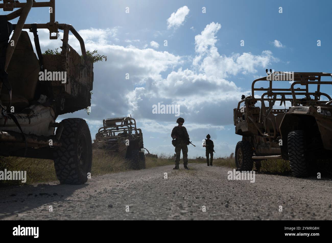 U.S. Air Force Airmen assigned to the 820th Base Defense Group provide ...