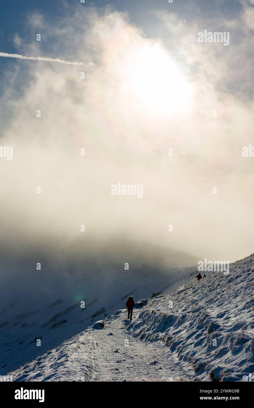 Hikers on small ice hi-res stock photography and images - Alamy